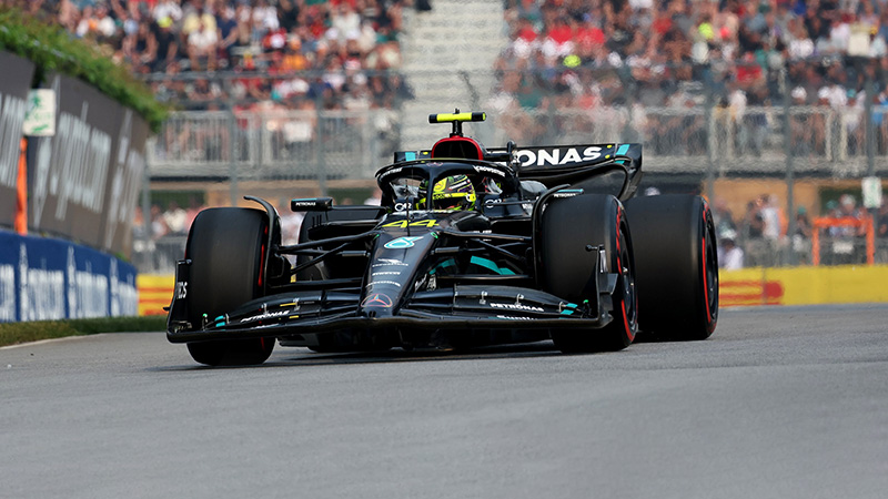 Fórmula 1: Hamilton dominó el único entrenamiento del día